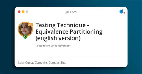 Testing Technique Equivalence Partitioning English Version