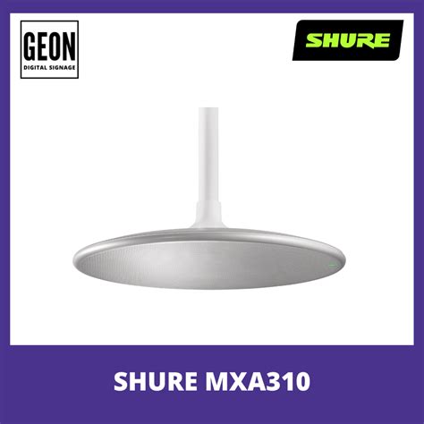 Shure Mxa920 Round Ceiling Array Microphone Geon Asia