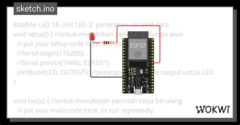 Simulasi 1 Iot Dan Wsn Wokwi Esp32 Stm32 Arduino Simulator
