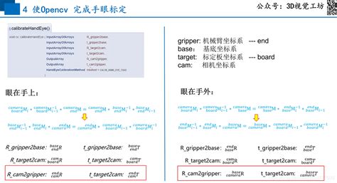 3d视觉工坊 手眼标定（附opencv实现代码）3d手眼标定 Csdn博客