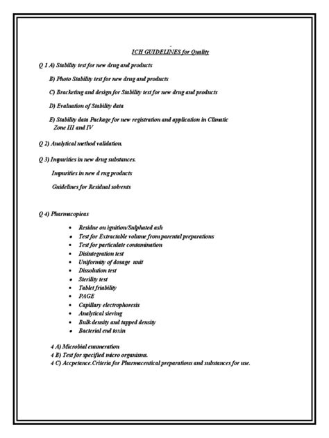 Ich Guidelines Pdf