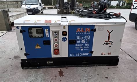 Groupe électrogène 40 Kva Sans Remorque Aln Location