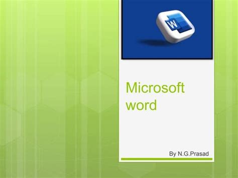Lesson 1 Understanding Ms Word 2016pptx Desktop Publishing