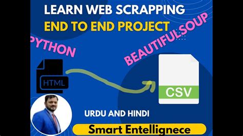 Web Scraping With Python Web Scraping Tutorial Web Scraping Project