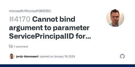 Cannot Bind Argument To Parameter Serviceprincipalid For Office 365 Orgsettings · Issue 4170