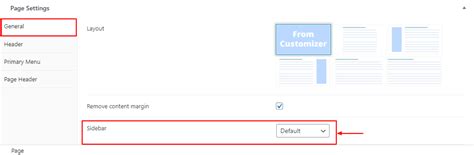 How To Show A Different Sidebar On A Different Page Elearning Documentation