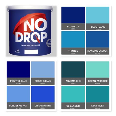 Cat No Drop Warna Biru Laut 52 Koleksi Gambar