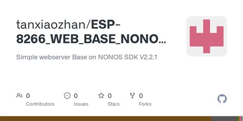 Github Tanxiaozhanesp 8266webbasenonossdkv221 Simple