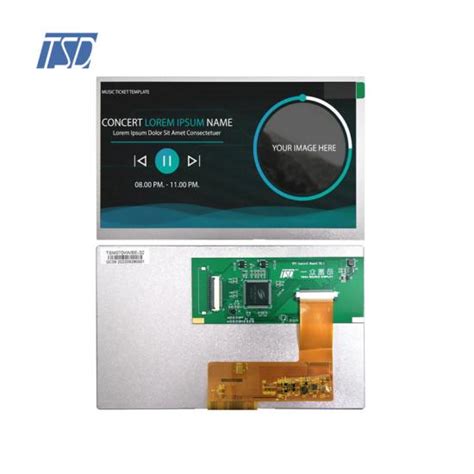 Good Quality TSD Inch TFT LCD MCU Interface With SSD Board And RTP TFT Touch LCD Screen