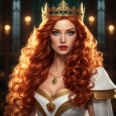 Redhead Princess By Ai Art Phoenix On Deviantart