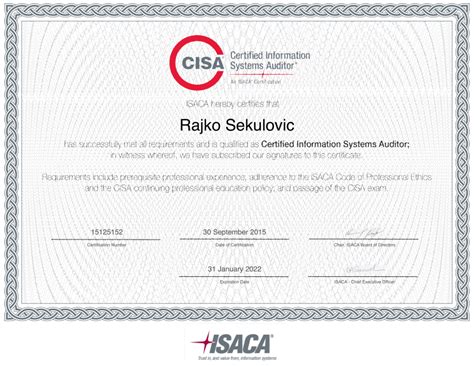 Pdf Certified Information Systems Auditor Cisa