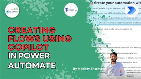 Creating Flows Using Copilot In Power Automate Youtube 365 Community Online