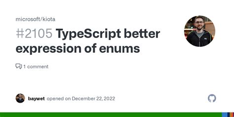 Typescript Better Expression Of Enums Issue Microsoft Kiota