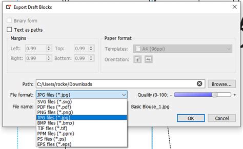 Configurable Default Export File Format User Requests Suggestion Box Seamly Patterns Forum