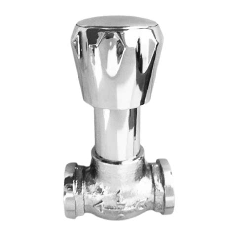 Cold Star Continental Concealed Stop Cock Mm Brass Finish