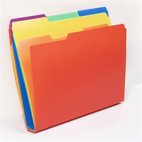 Happon Manilla Folders File Folders 13 Cut Tab Letter Size Assorted