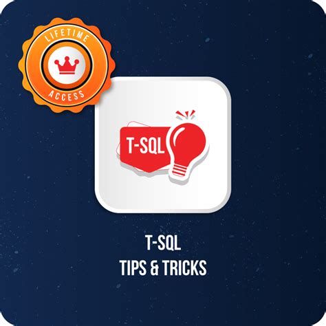 T Sql Tips And Tricks Sql Server Training Sql Server Video Courses
