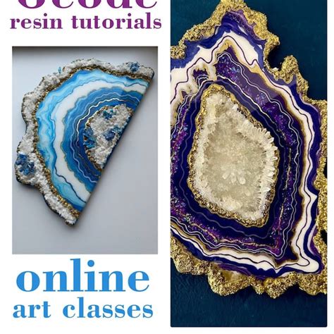 Geode Resin Art Etsy