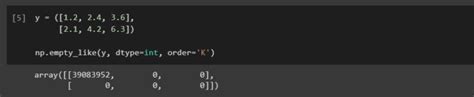 Numpy Empty And Emptylike Askpython