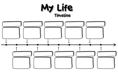 17 Blank Printable Timeline Worksheets Life Timeline Timeline Design
