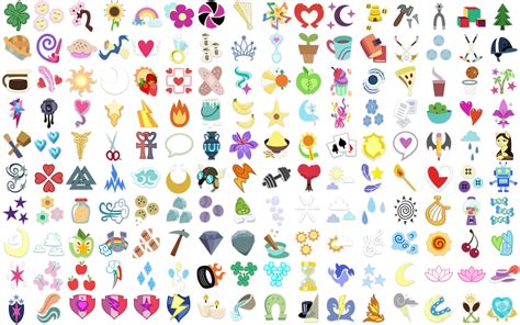 Cutie Marks Ideas Writer Mlp Cutie Marks List Mlp All Cutie Marks