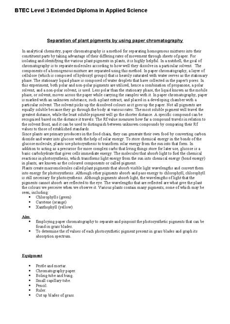 btec applied science unit 2 assignment 1 hcl titration methods and