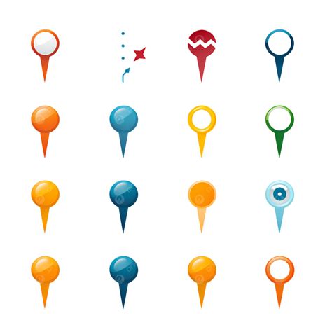 Icon Pointer Set Location Icon Hand Pointer Position Pin Png