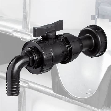 IBC Container Coupling S60 6 With Plastic Ball Valve 2 37