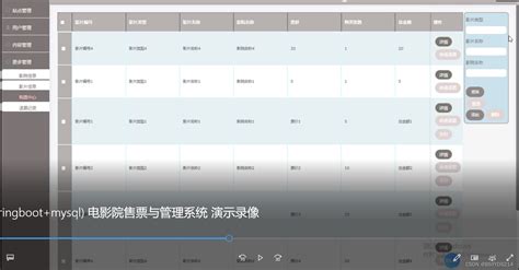 Spring Boot电影院售票与管理系统 毕业设计源码论文答辩pptspringboot答辩pptbsyyds214的博客 Csdn博客