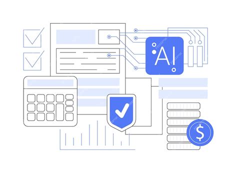 Premium Vector Aistreamlined Claims Processing Abstract Concept Vector Illustration