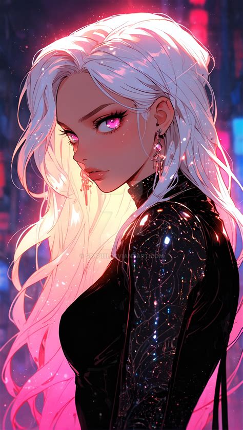 Realistic Blue Hair Waifu With Blue Eyes Neon 2 By Simpiiiii On Deviantart