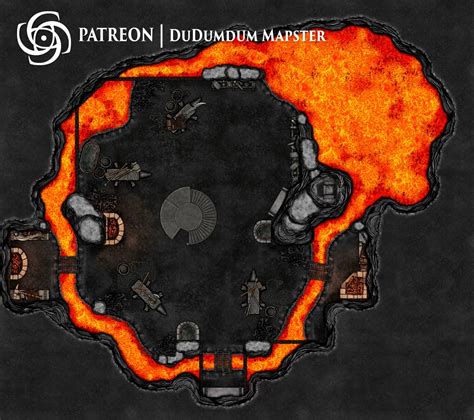 Bels Forge W Interior Volcano Level And Tile For Bels Throne R