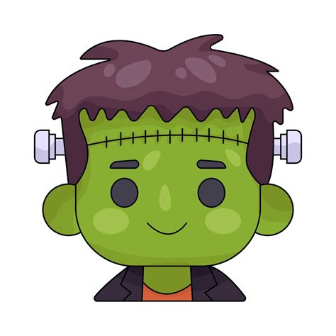 Frankenstein Monster Head Illustration 67332548 Vector Art At Vecteezy