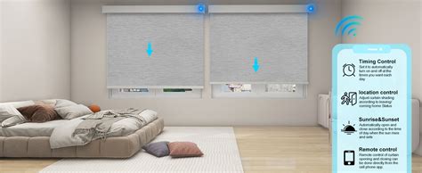 Blindify Motorized Blinds With Remote Smart Roller Shades Compatible