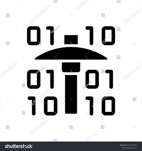 Data Mining Black Glyph Icon Exploration Stock Vector Royalty Free 2119274177 Shutterstock