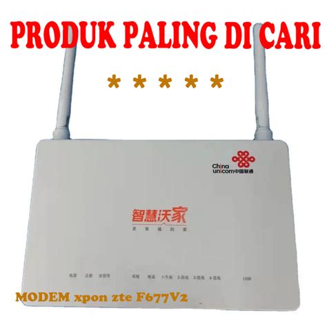 Jual Modem Ont Xpon Zte F V Tanpa Adaptore Support Epone Dan Gpone Shopee Indonesia
