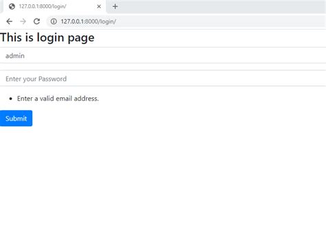Python Issue With Django Login Form Stack Overflow