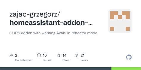 Github Zajac Grzegorzhomeassistant Addon Cups Airprint Cups Addon