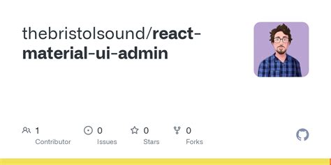 github thebristolsound react material ui admin