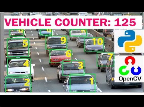 Python Project Tutorial Vehicle Detection And Counting Using OpenCV Vehicle Counting Using