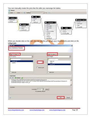 Sap Bo Universe Design Beginner S Guide Part I PDF
