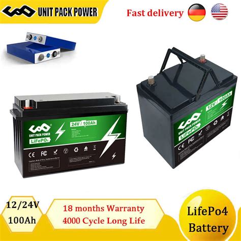 Lifepo4 Battery 12v 24v 100ah Lithium Lion 4000 From Liuzedongkkkk
