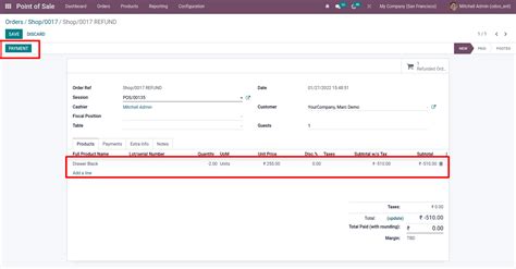 Advanced Features In Odoo PoS