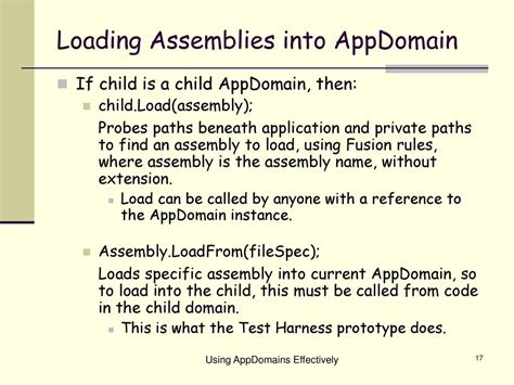 Using Application Domains Effectively Ppt Download