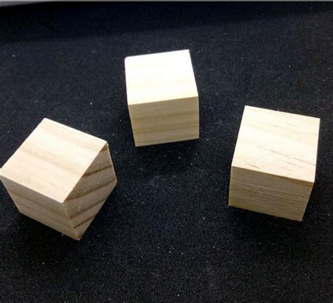 3cm 4cm 5cm Solid Wood Cube Wooden Square Blocks K Grandado