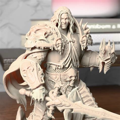 3d Printer Files 3mf File Arthas Lych King Warcraft Fan Art