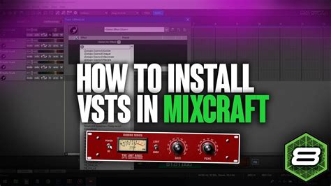 How To Install Vsts In Mixcraft 8 Youtube