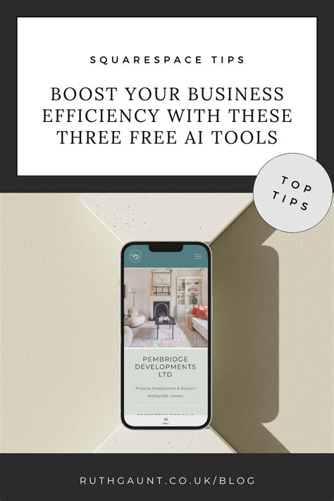 Boost Your Business Efficiency With These Three Free Ai Tools — Ruth Gaunt • Squarespace Web