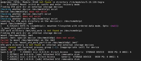 Meet Dev Mmcblk0p1 Does Not Exist Issue When Flashing Orin NX To 5 1