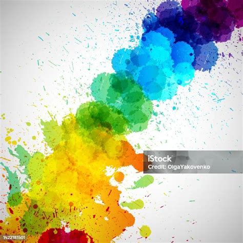 홀리 벡터 배경 추상적 인 다채로운 스플래시 페인트 블로트 휴일 디자인 포스터 카드 배너 등을위한 밝은 반점과 얼룩 홀리에 대한